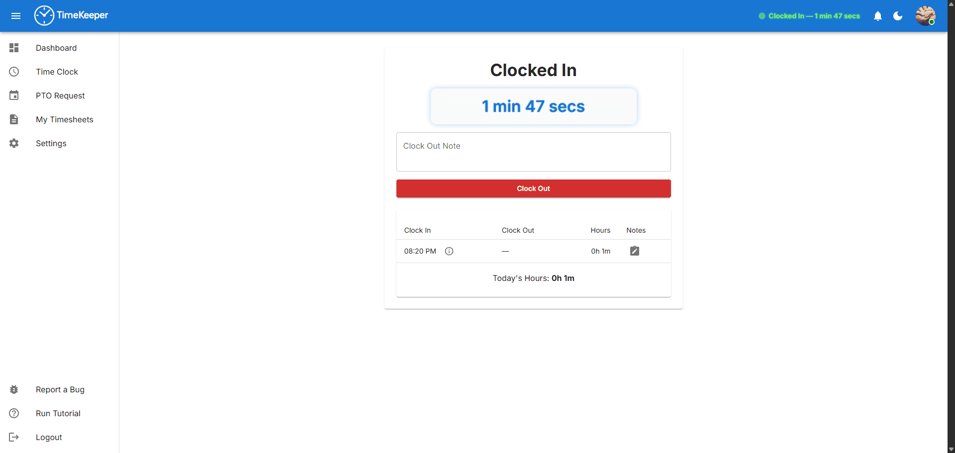 Timekeeper Hub